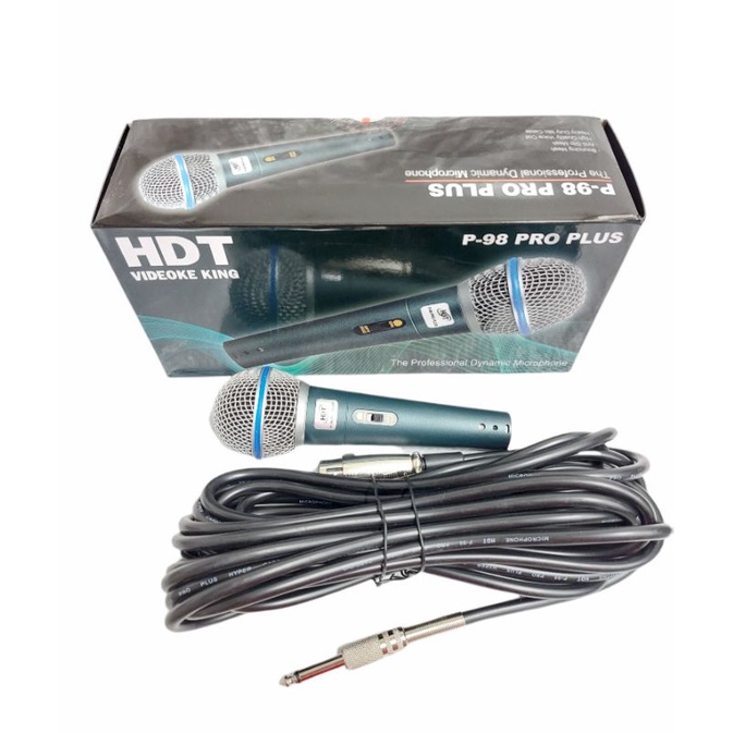ORIGINAL HDT P-98 PRO PLUS Professional Dynamic Microphone | Shopee ...