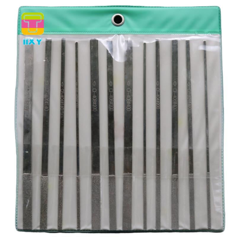 File for 12 Pieces of 180mm Taper Diamond File CF-400 Die Sinker ...