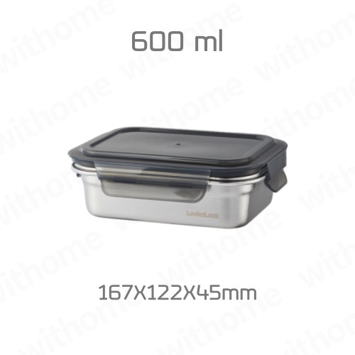 [Lock&Lock] Stainless Steel Container (400ml, 500ml, 600ml, 1000ml ...