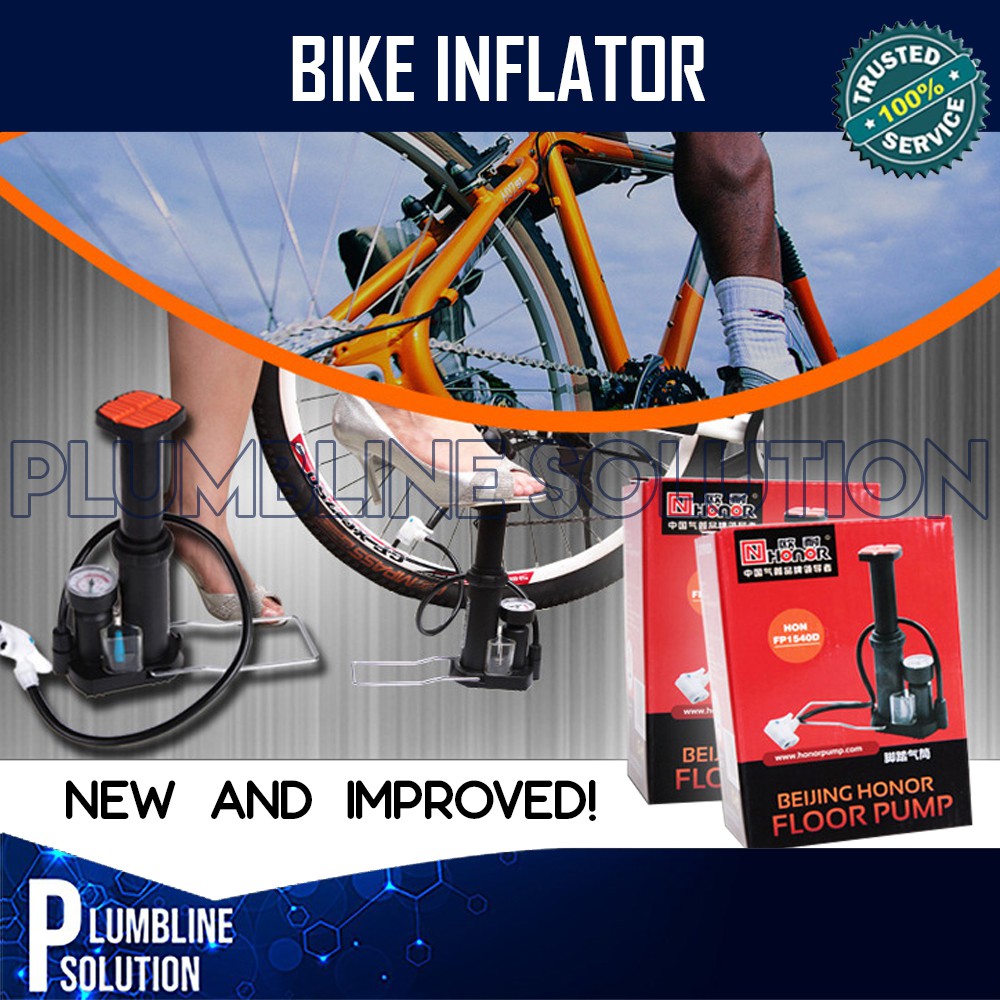 Portable Bike Air Inflator Mini Floor Pump / Multi-Purpose Air Foot ...