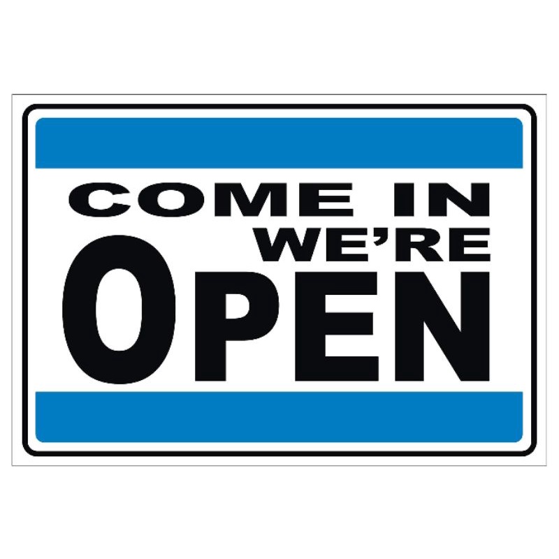 PCV Plastic signage Open Close cashier sign | Shopee Philippines