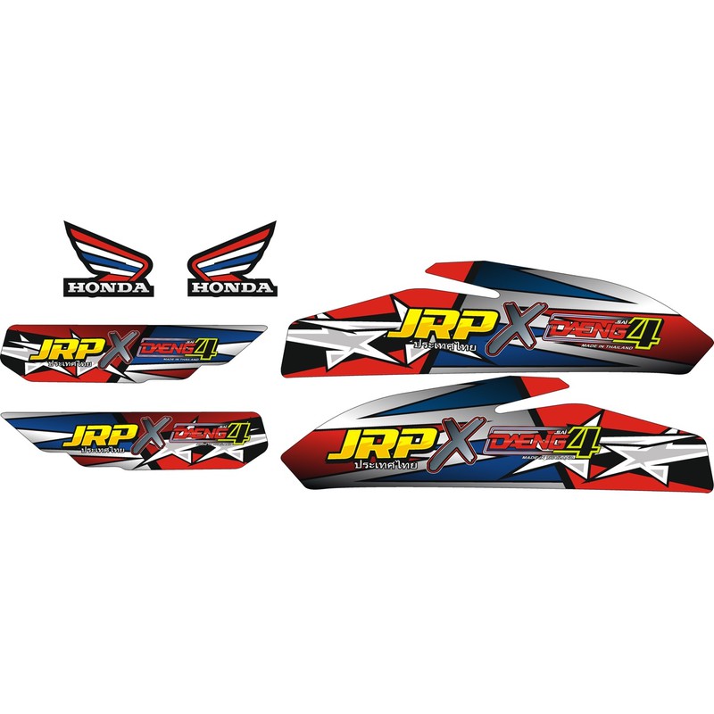 HONDA tmx JRP x DAENG sai4 sticker decals (die cut w/freebies) | Shopee ...