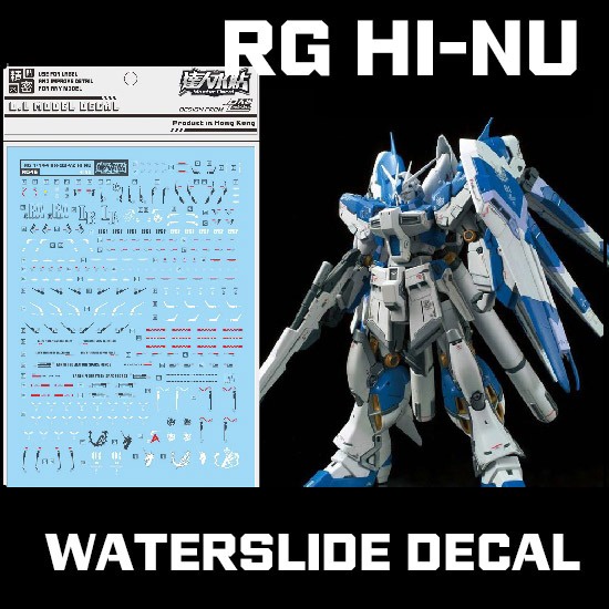 DALIN Waterslide Decal - RG46 RG 1/144 GUNDAM HI-NU | Shopee Philippines