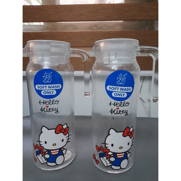 Hello Kitty Glass Pitcher 1L | Shopee Philippines