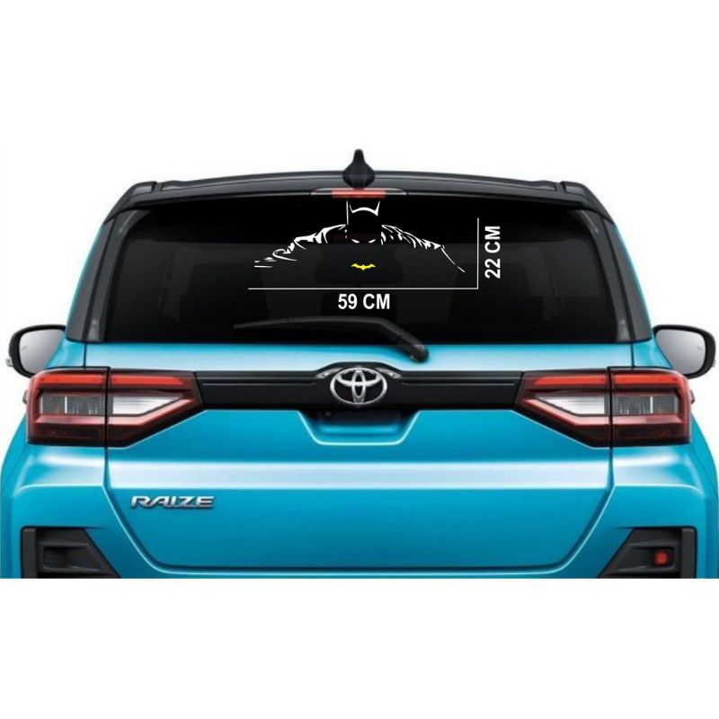 Car STICKER CUTTING BATMAN SILUET REAR CAR WINDSHIELD STICKER FOR ALL ...