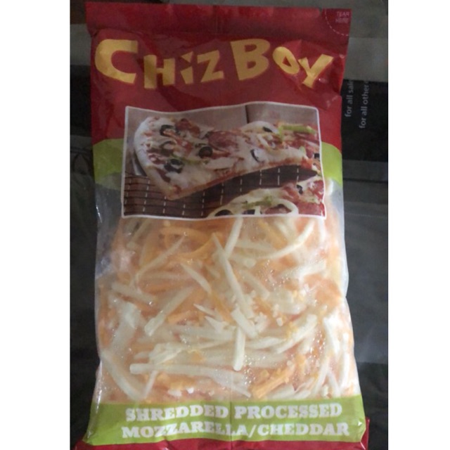 Chiz boy shredded cheddar and mozarella cheese for grab delivery only ...