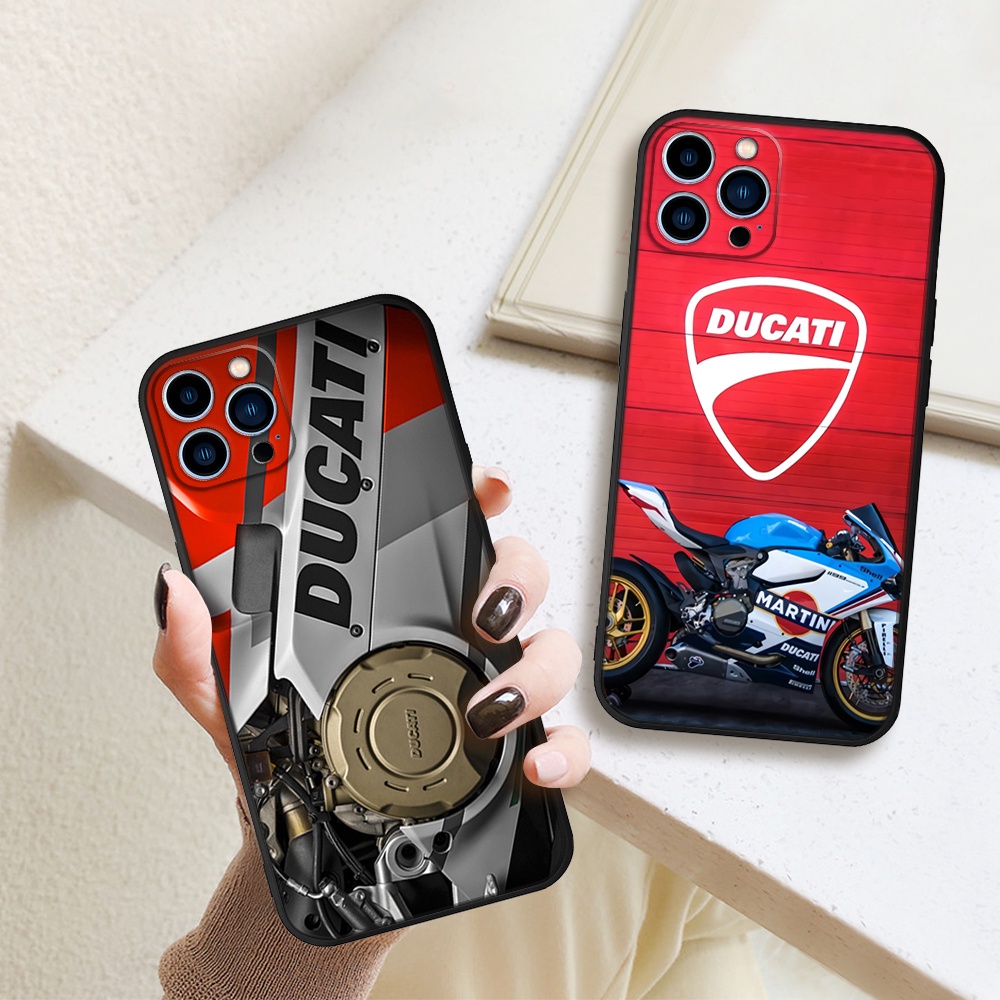 Motorcycle DUCATI Phone Case For iPhone 11 12 13 Pro mini pro XS MAX 8 ...