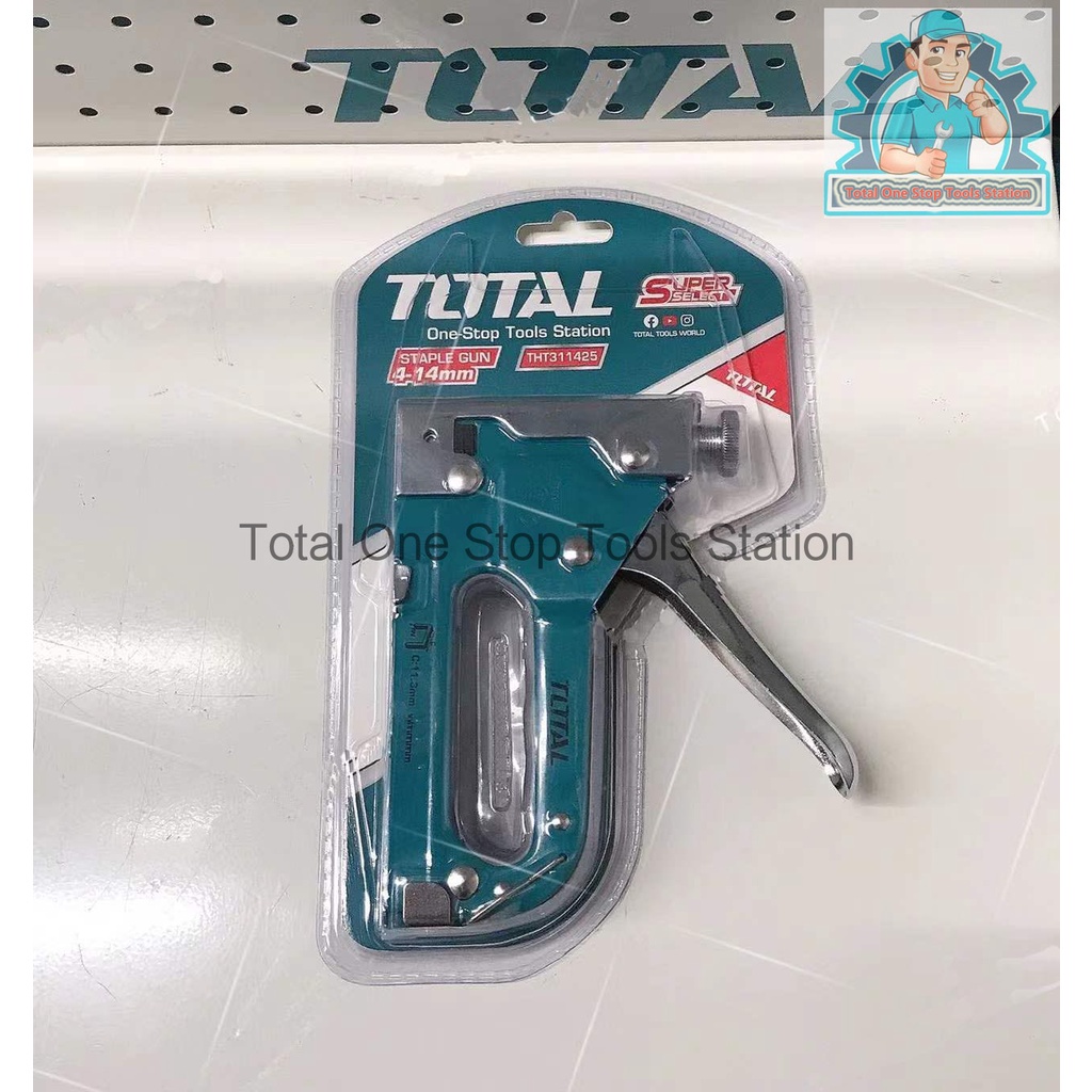 TOTAL Staple gun (SS) Premium Industrial TOOLS THT311425 | Shopee ...