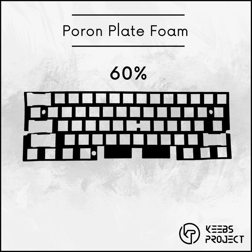 Poron Plate foam for 60% 64keys 68 82 84 75% 87 TKL 104 96% layout for ...