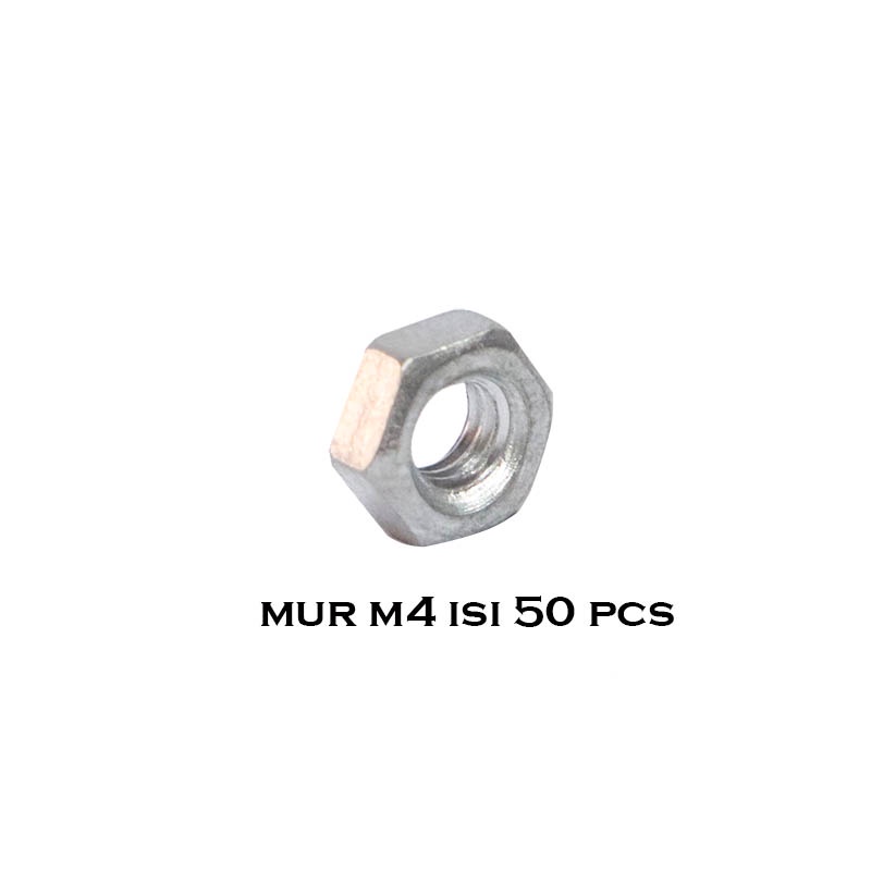 MESIN Eelic mur-GB52 -M4 contains 50 PCS 4mm nuts with inner thread ...