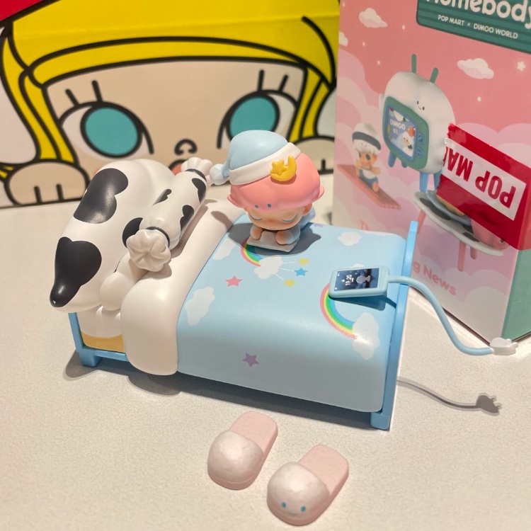 【Genuine】POPMART Dimoo Homebody Series Confirmed Figure Doll Figure ...