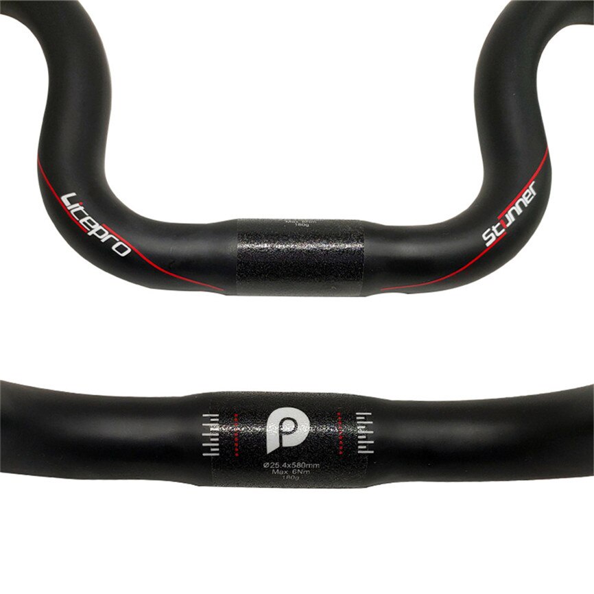 Litepro Carbon Fiber Bent Bar 25.4*580MM Swallow Shaped Handlebar ...