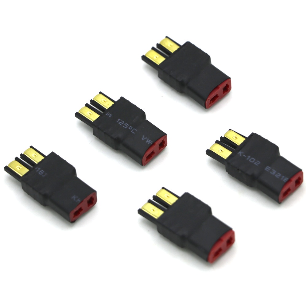 Wireless Female / Male TRX To T Plug Deans Style Connector Battery Adapter For Rc Battery ...