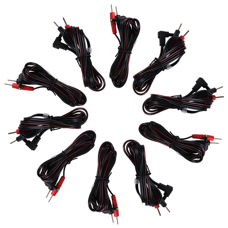 Standard Electrode Lead Wires Standard Pin Connection Cables For Tens ...