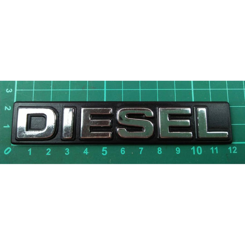 UNIVERSAL DIESEL EMBLEM FOR TOYOTA HILUX MITSUBISHI TRITON FORD RANGER ...