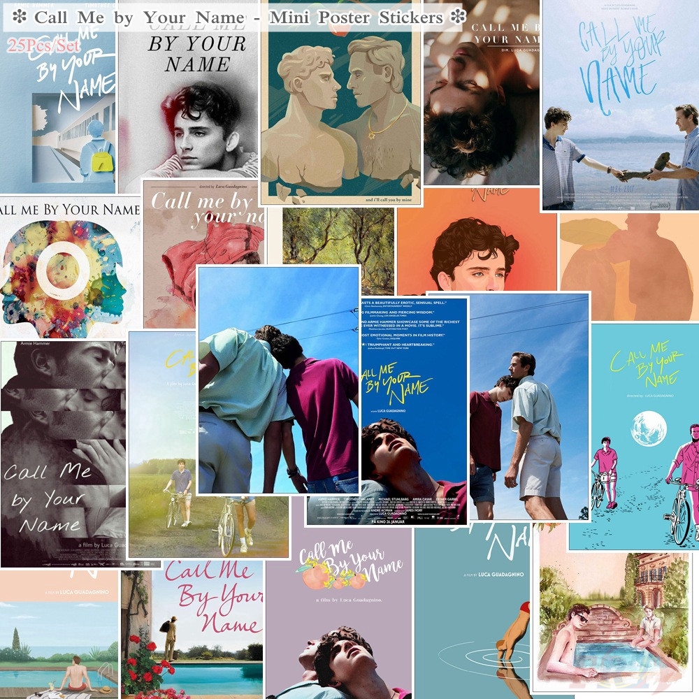 Call Me by Your Name Mini Poster Stickers 25Pcs/Set Movie Fashion DIY ...