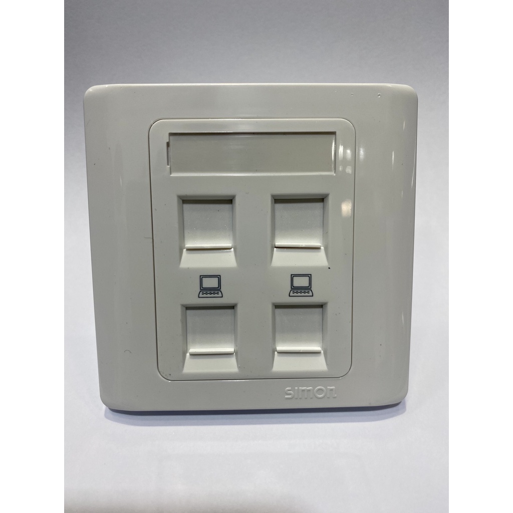 Simon RJ45 plate and base for simon RJ45 base plate | Shopee Philippines