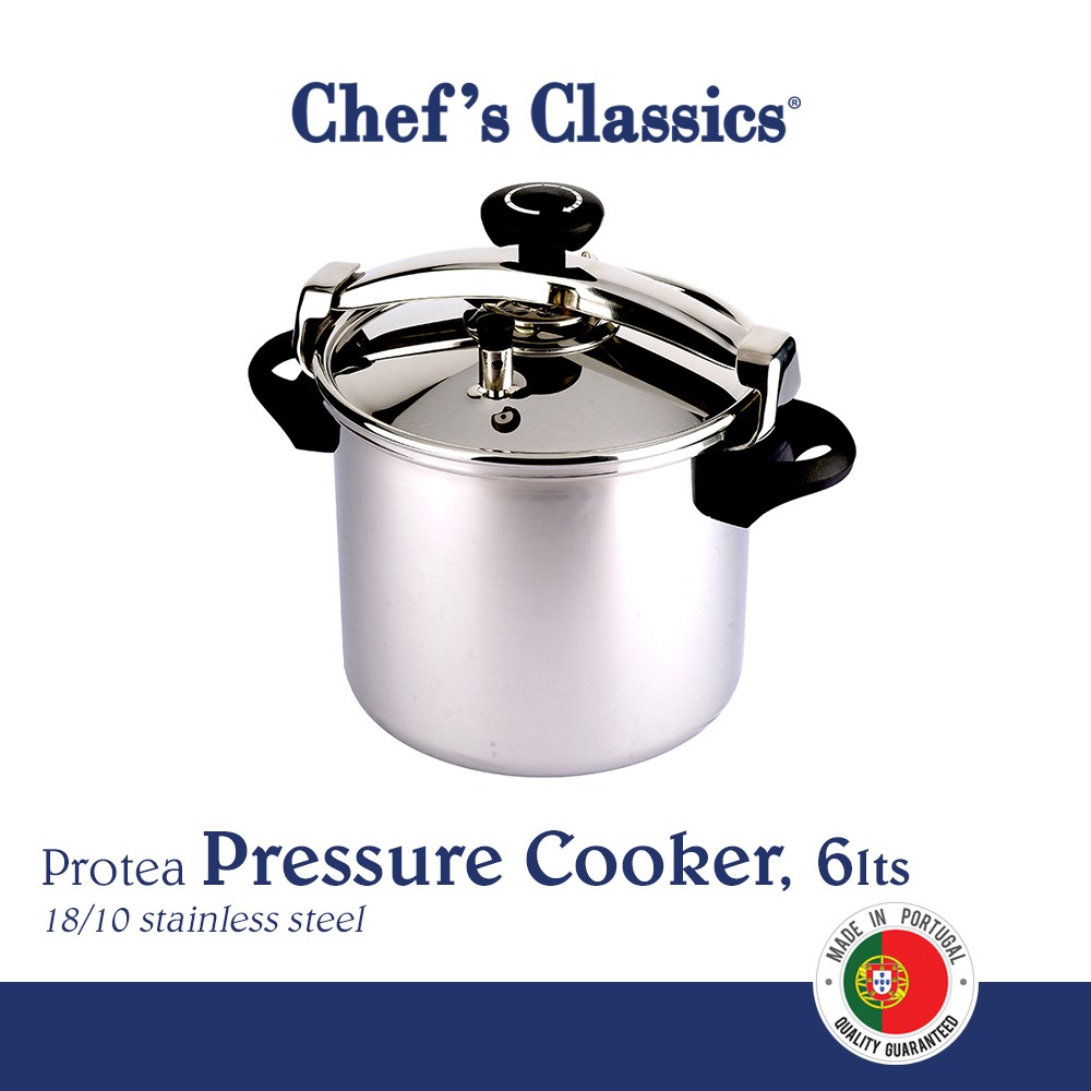 Chef's Classics Protea Stainless Steel Pressure Cooker, 6lts | Shopee ...