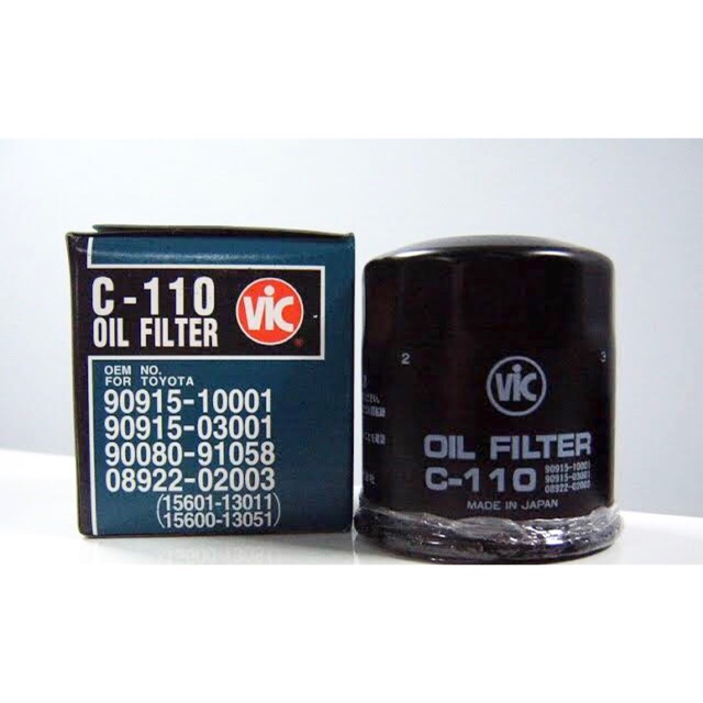 Vic oil filter C-110 for Rush | Vios | Avanza | Corolla | Wigo | Multicab (C110) Made in Japan ...