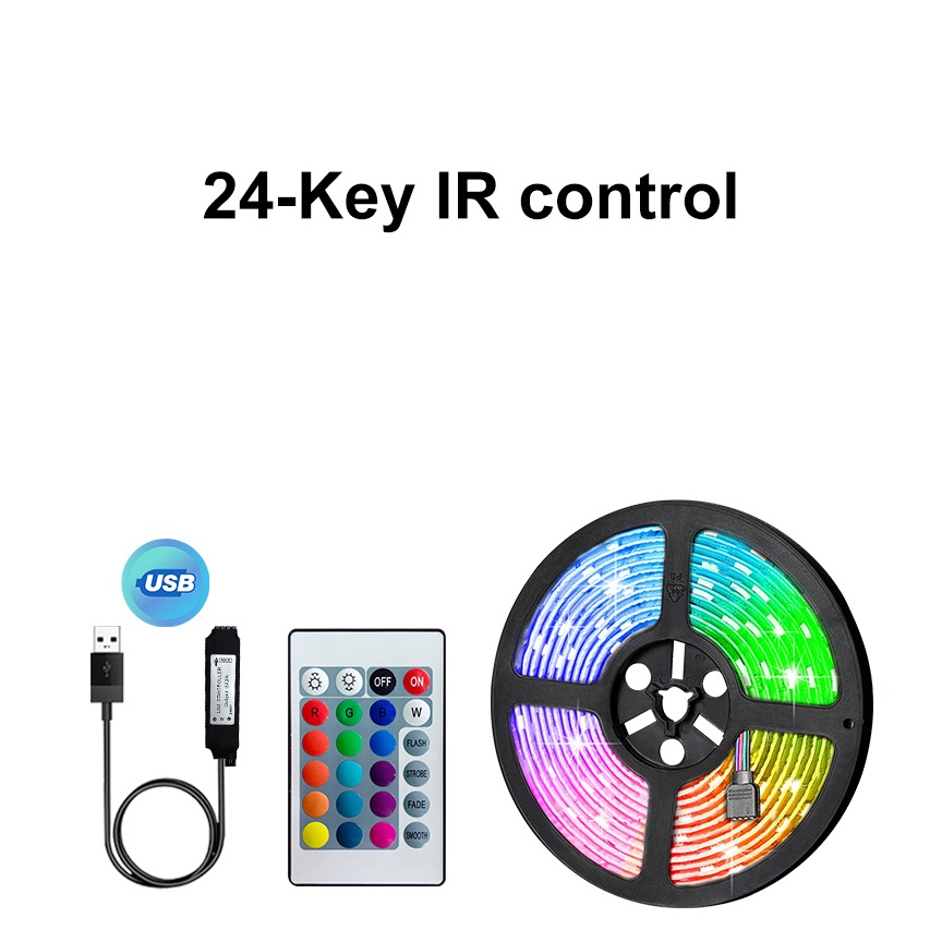 5M LED Strip Light USB Bluetooth RGB 5V 10M RGB LED Light strip ...