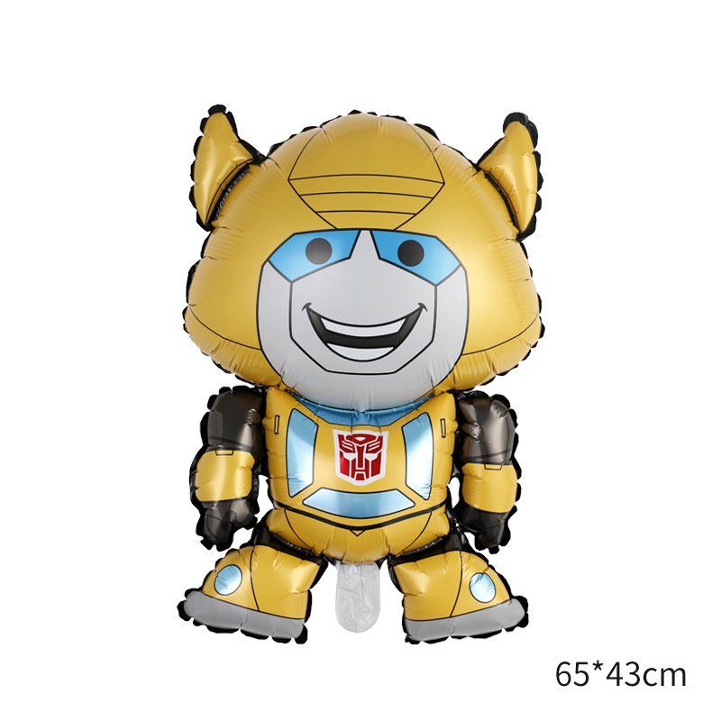 Transformer Theme Optimus Prime Bumblebee Aluminum Foil Balloons Boy ...