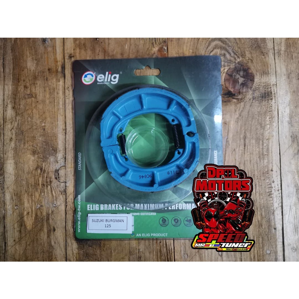 Elig Brake Pad SUZUKI BURGMAN 125 V1/V2 / SYDRIVE SPORTS 110 | Shopee Philippines