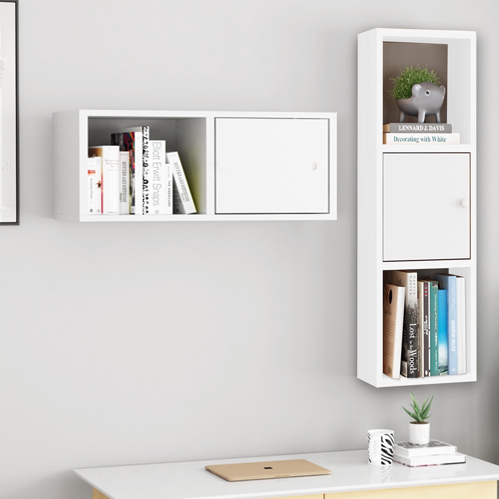 Kruzo BIJIA Wall Mounted Bookshelf | Shopee Philippines