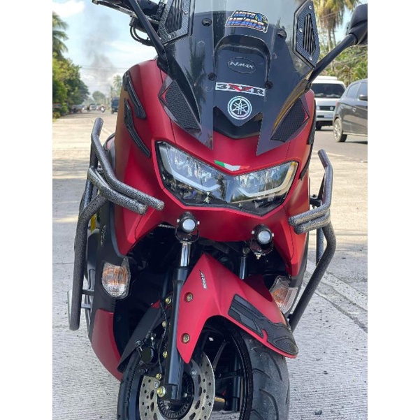 POWDER COATING CRASH GUARD with free led bracket FOR NMAX V2 AND V2.1 ...