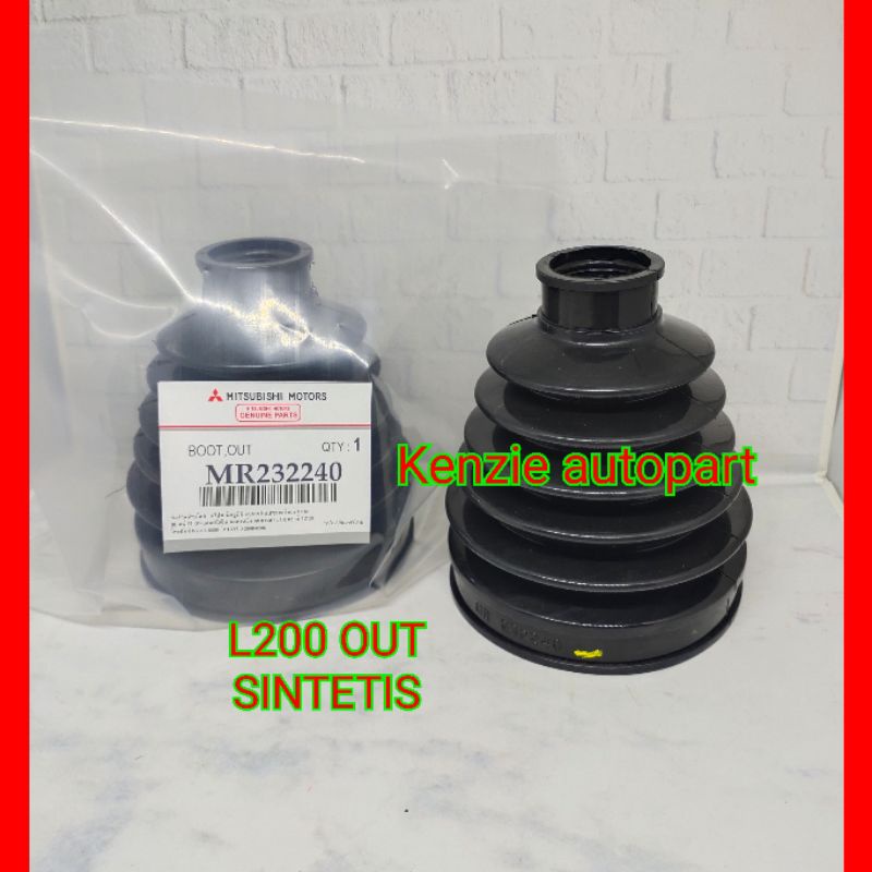 Rubber BOOT AXLE CV JOINT OUTSIDE MITSUBISHI STRADA L200 SYNTHETIC ...
