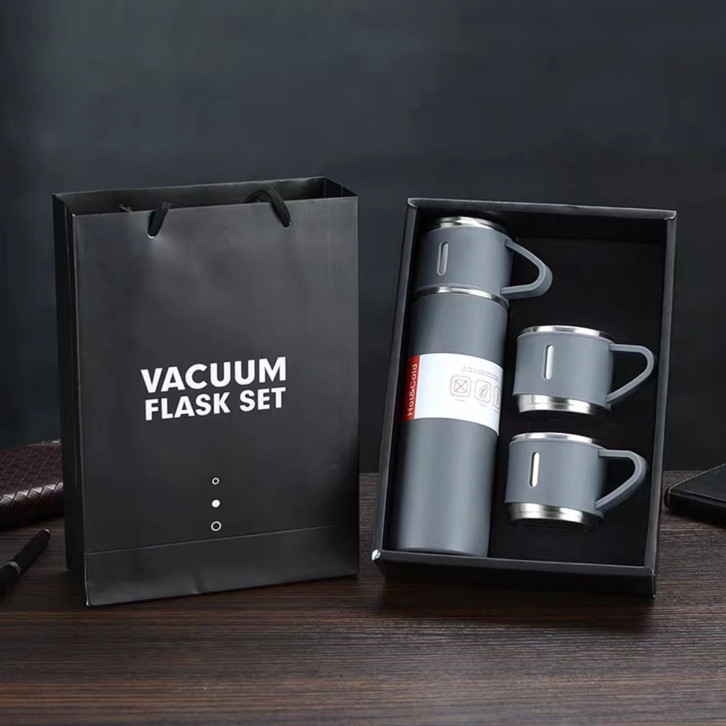 Top Grade Stainless Steel Thermos Flask w/ Gift Box 500ml Modern ...