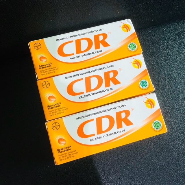 Original CDR Effervescent Calcium D Redoxon Orange Flavor Contents 15 ...