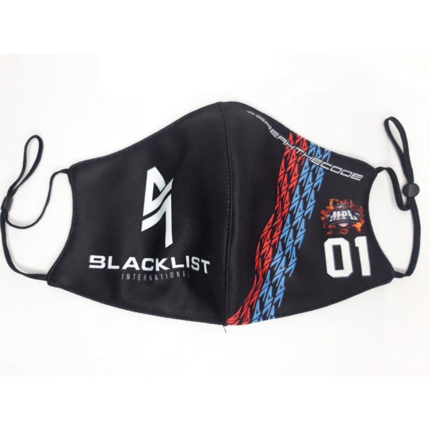MPL Mobile Legends: BLACK LIST Team Facemask ProTek Water Repellent ...
