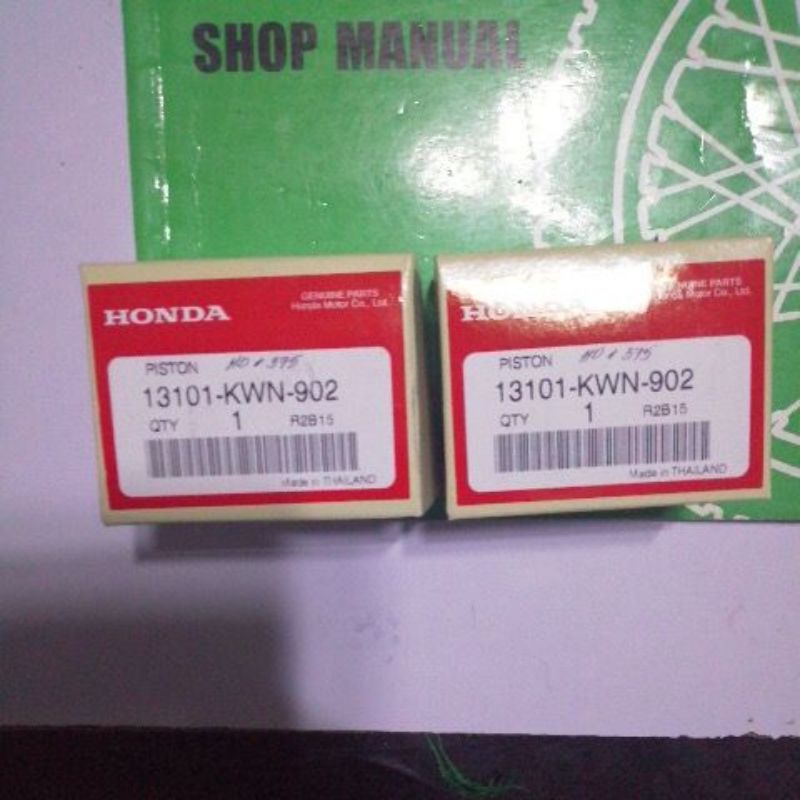 Piston (standard) Honda Genuine., Honda Click 125-V1/V2 | Shopee ...