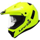 Lev3® BJ-8910 Plain Dual Sport Motard Helmet Neon/Yellow | Shopee ...