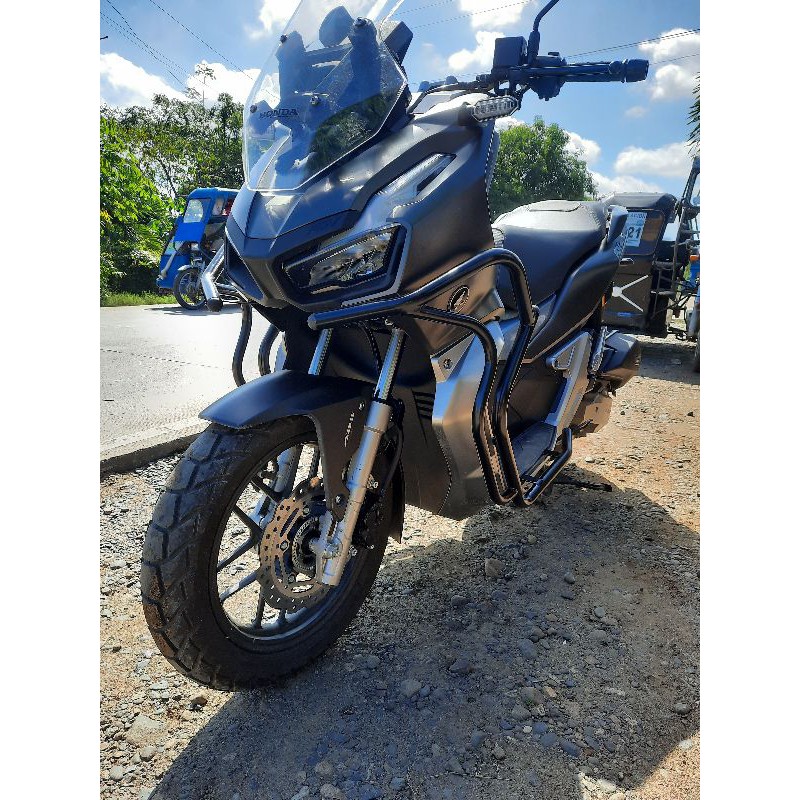 HONDA ADV 150 CRASH GUARD FULL HALF HEAVY-DUTY AND GOOD QUALITY (POWDER COAT) | Shopee Philippines