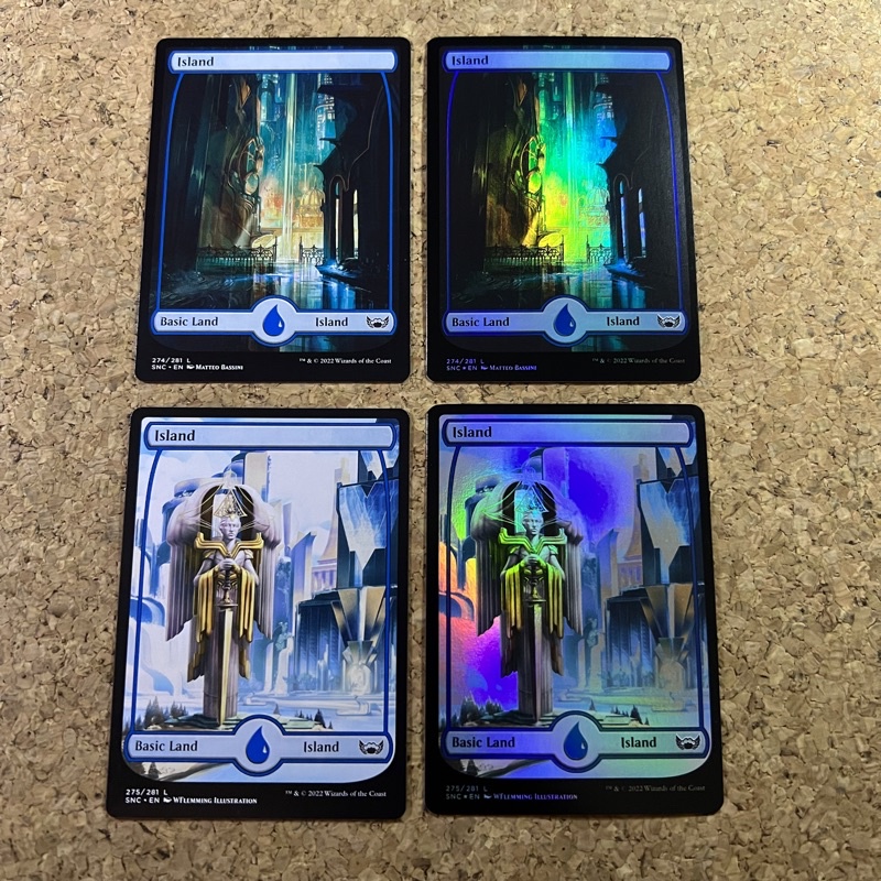 MTG ISLAND | BASIC LAND | STREETS OF NEW CAPENNA | BLUE | MAGIC THE ...