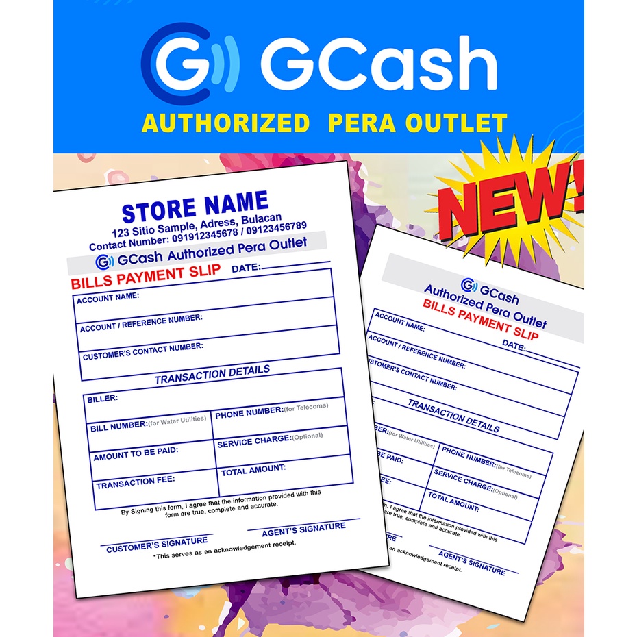GCASH BILLS PAYMENT SLIP | Shopee Philippines