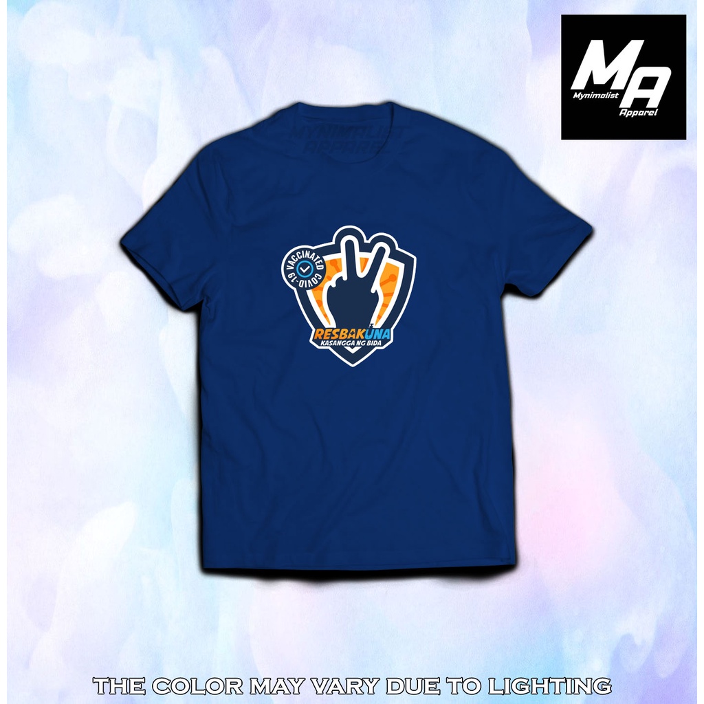 Vaccinated Resbakuna Kasangga Ng Bida PEACE TSHIRT FOR ADULT - WOMEN ...