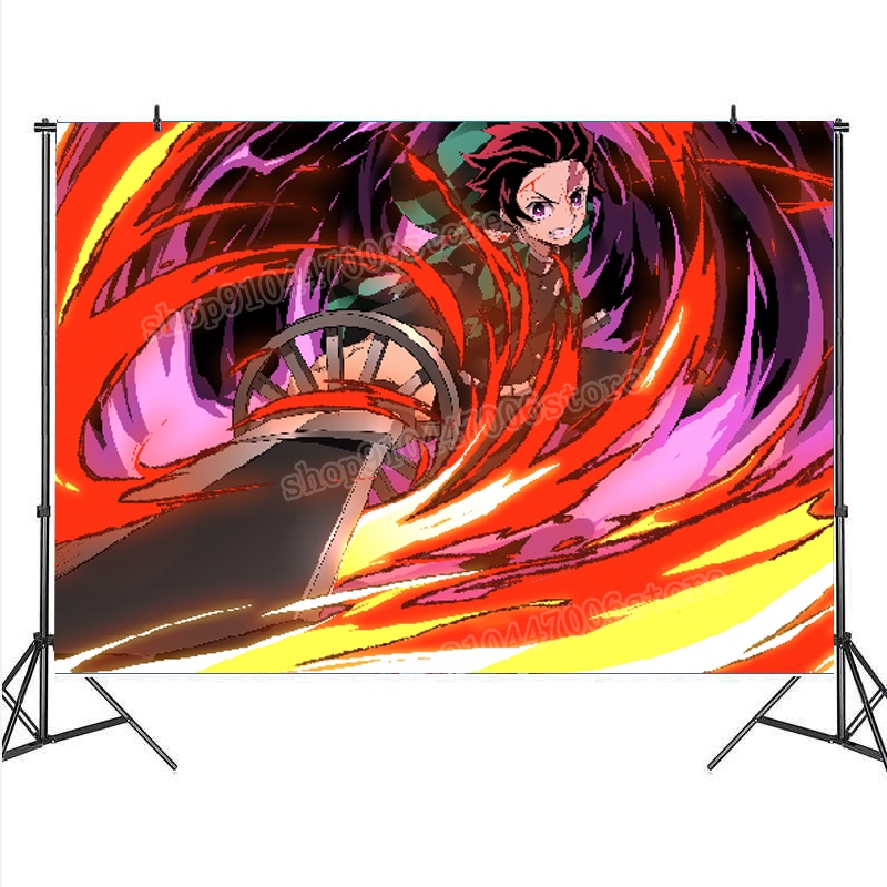 Demon Slayer 150*210CM party backdrop decorations party decoration ...