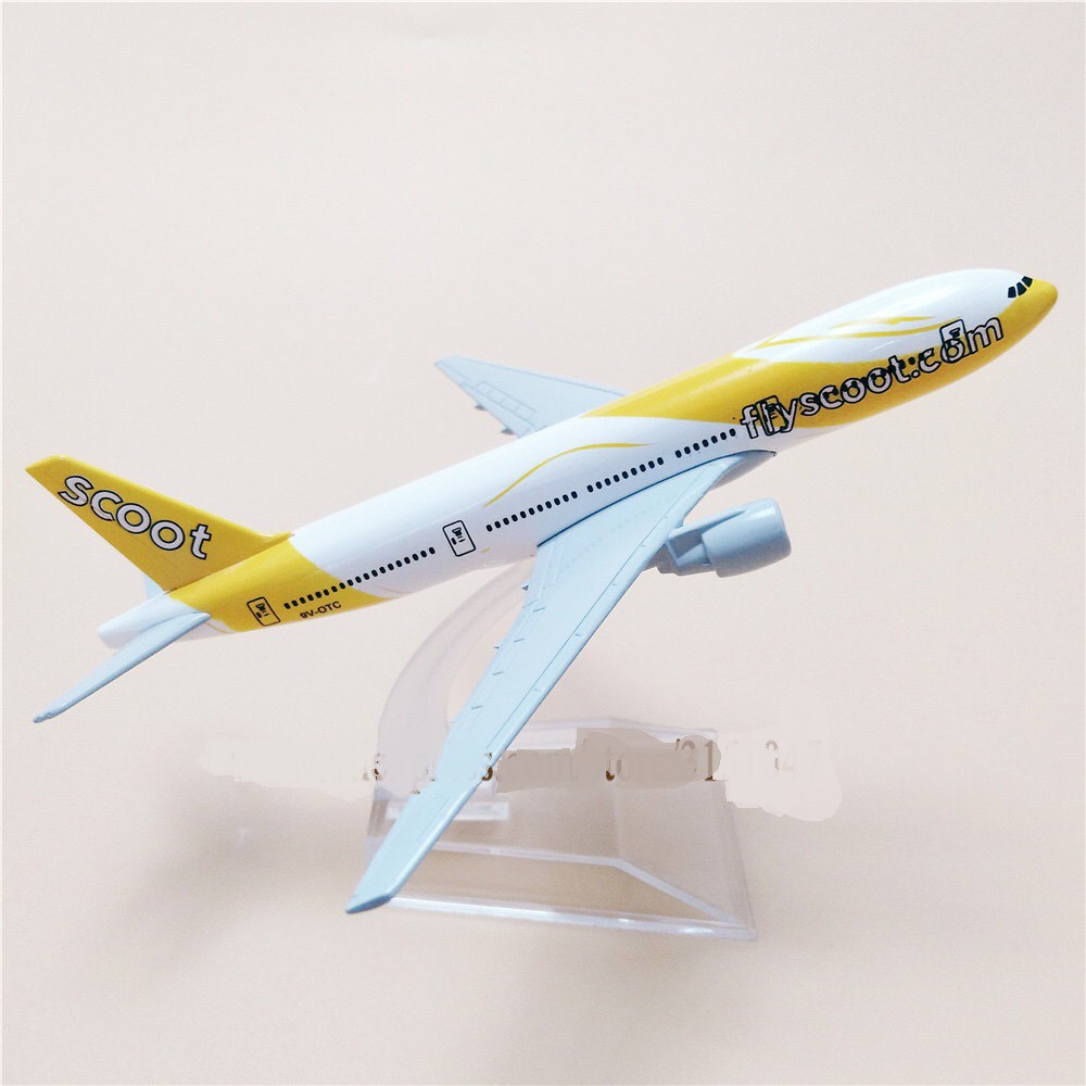 [16CM] Scoot 777 Nok (Aircraft Model) Aircraft Model Made Of Steel With ...