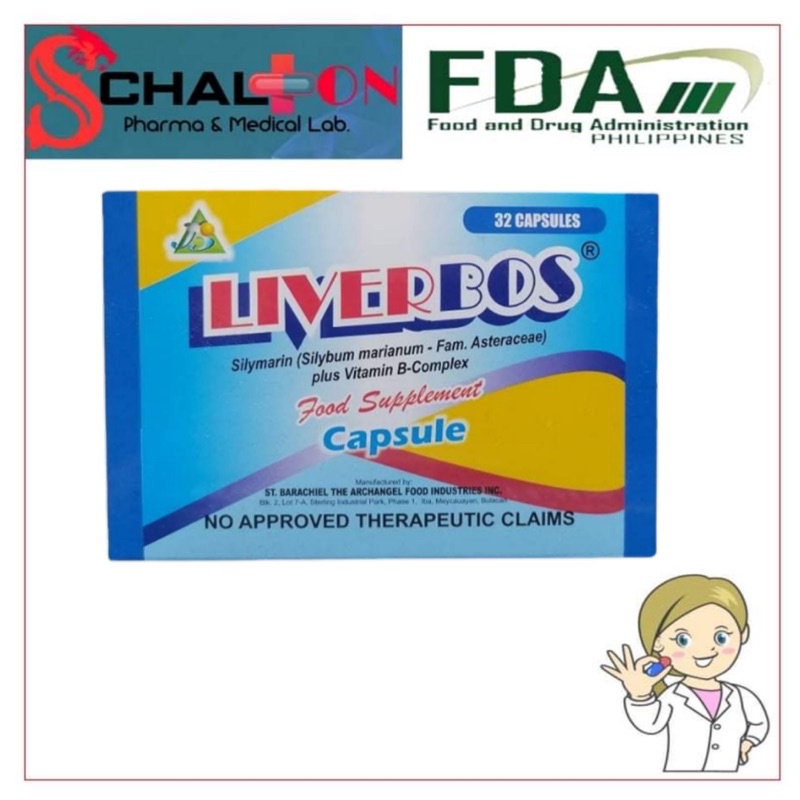LIVERBOS SILYMARIN PLUS VITAMIN B-COMPLEX 32 Capsules | Shopee Philippines