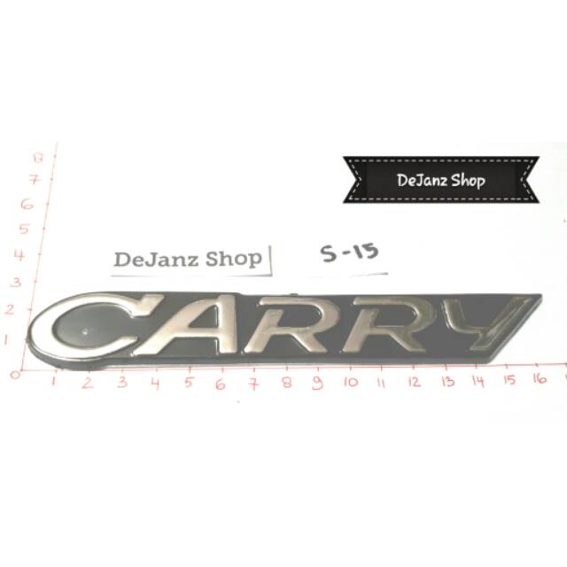 Suzuki CARRY Emblem / Writing / Sticker / Logo. chrome. | Shopee ...