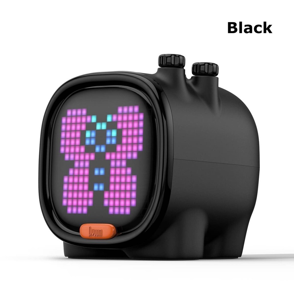 Divoom Timoo SMart Pixael Bluetooth Speaker (Black / Pink / Ivory ...