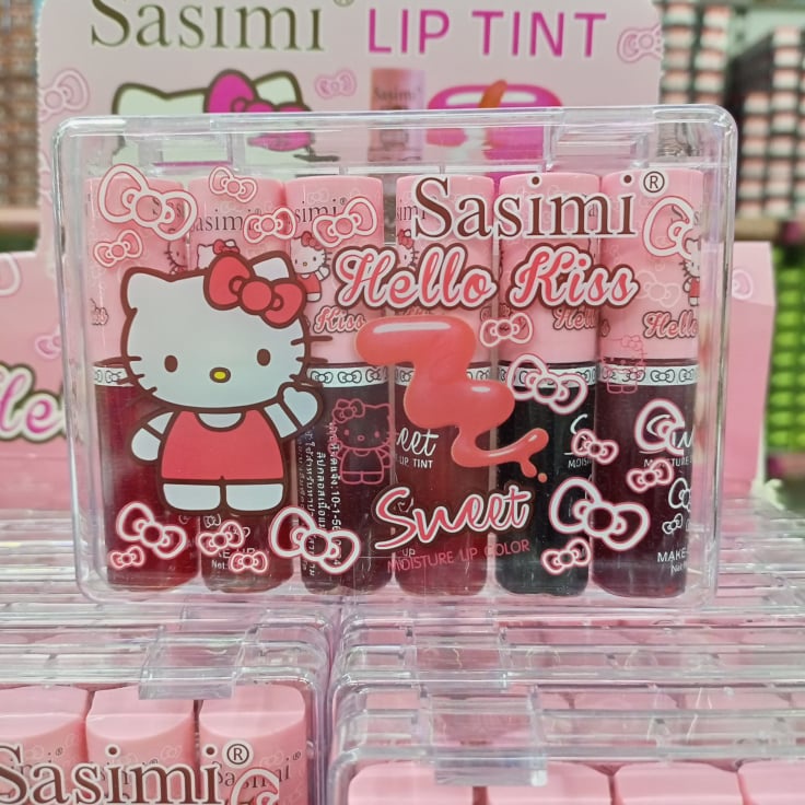 Sasimi Lip Tint Hello Kitty 6 Pieces Set | Shopee Philippines