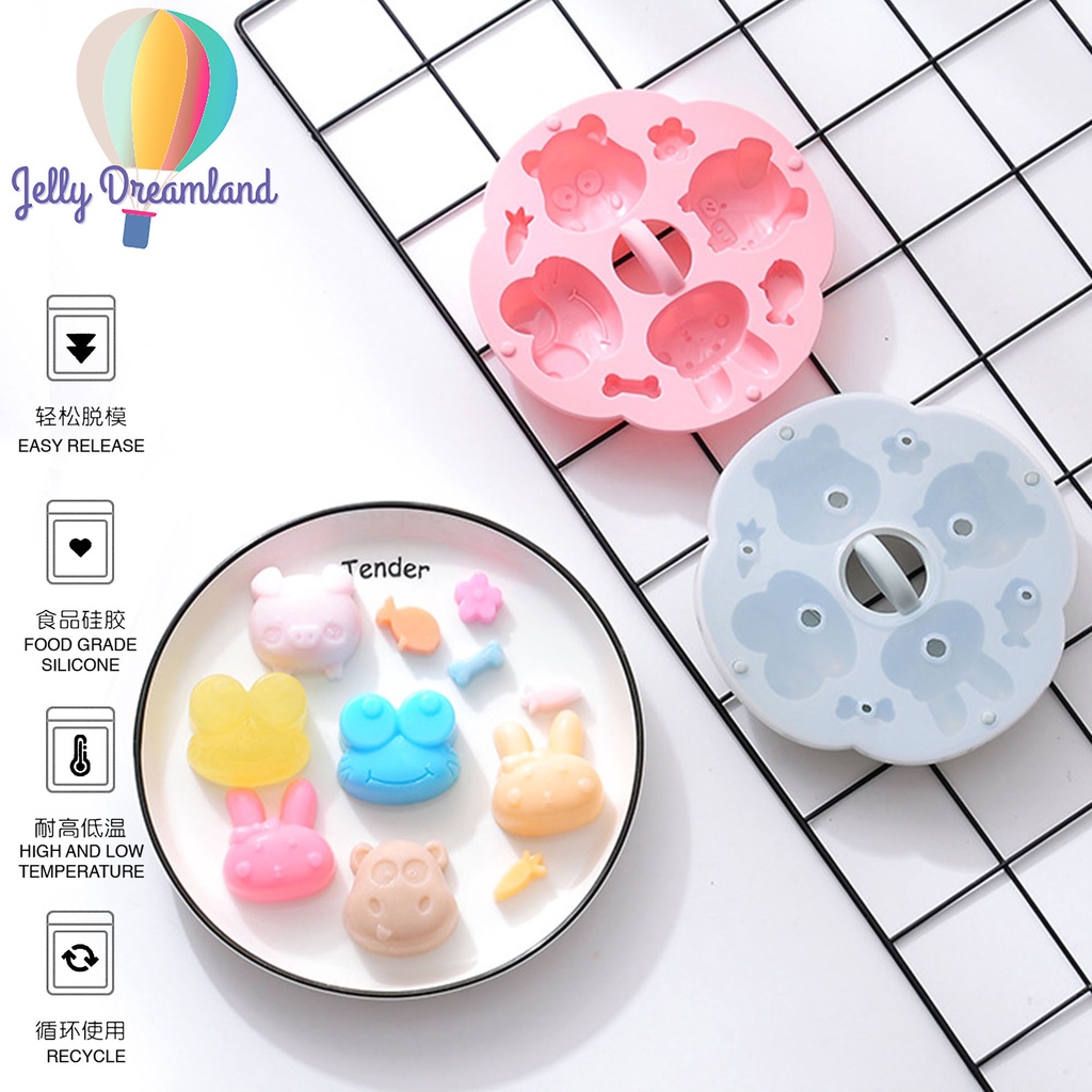 DIY Food Grade Silicone Cute Cartoon Cake Mould / Pudding Mould with ...