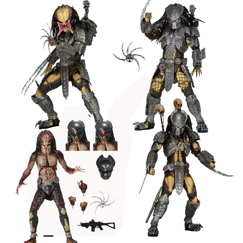 NECA Lab Escape Fugitive Predator AVP Alien vs Predator Masked Scar ...