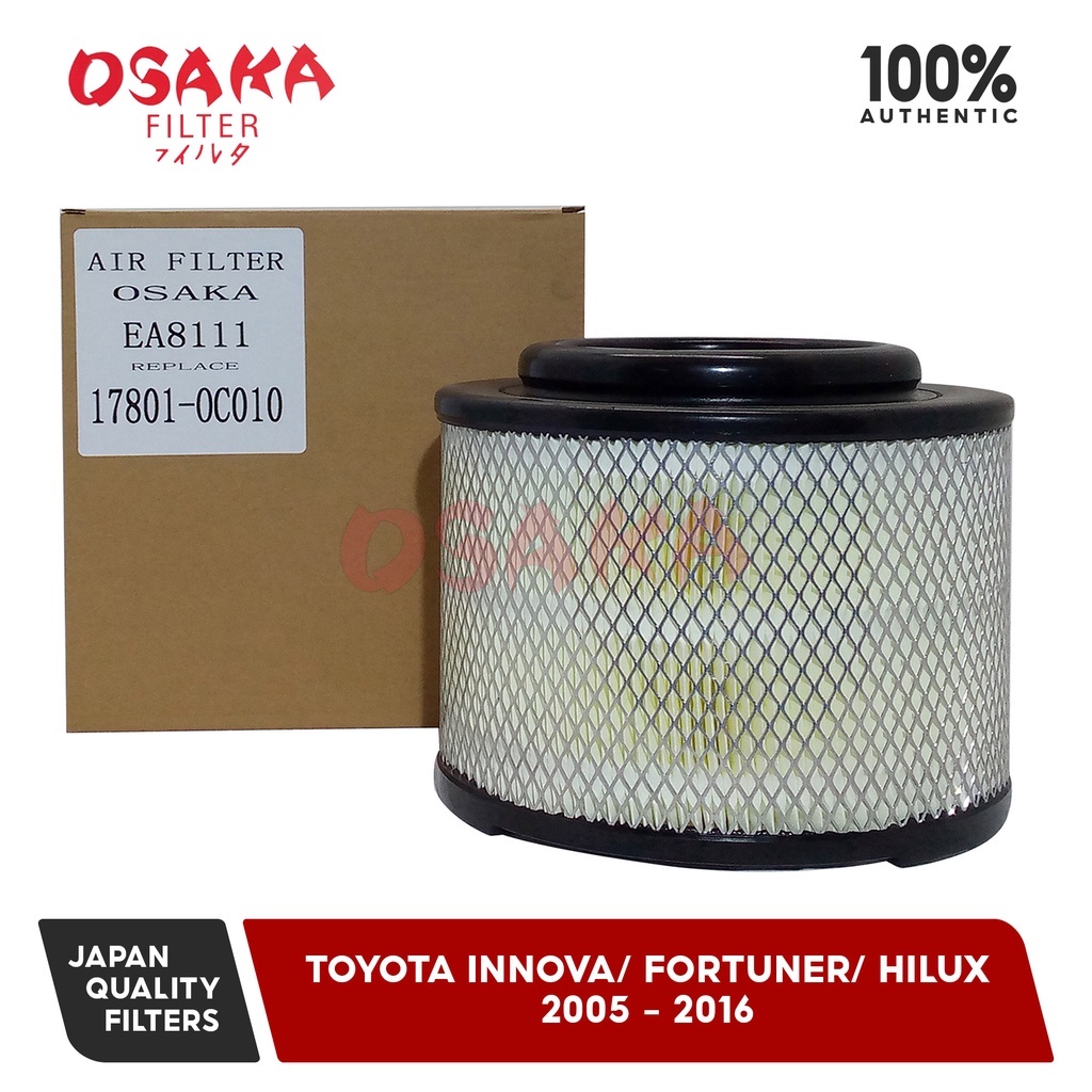 OSAKA Air Filter Toyota Innova, Fortuner : 2.5L, 2.7L;HILUX 2.5L, 2.7L ...