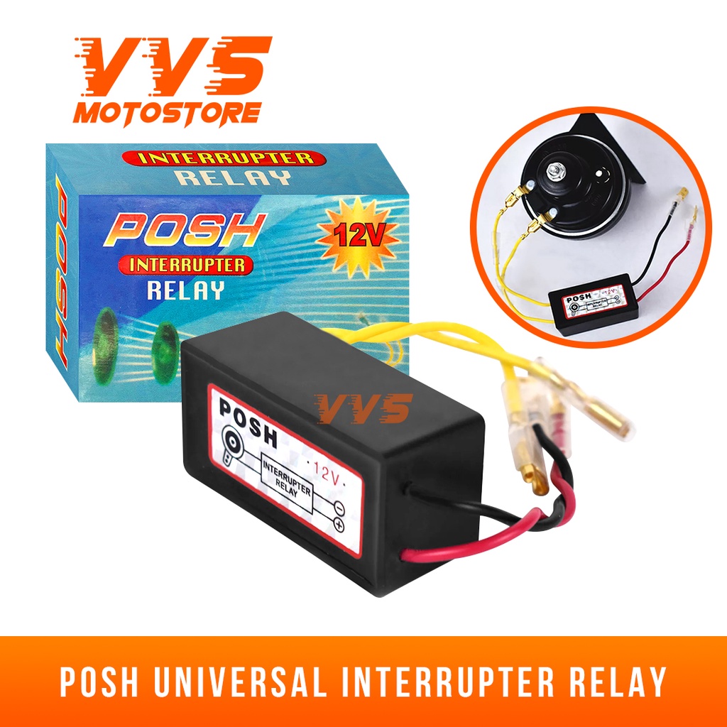 Interrupter Relay For Motorcycle Horn And Led Universal | Shopee ...