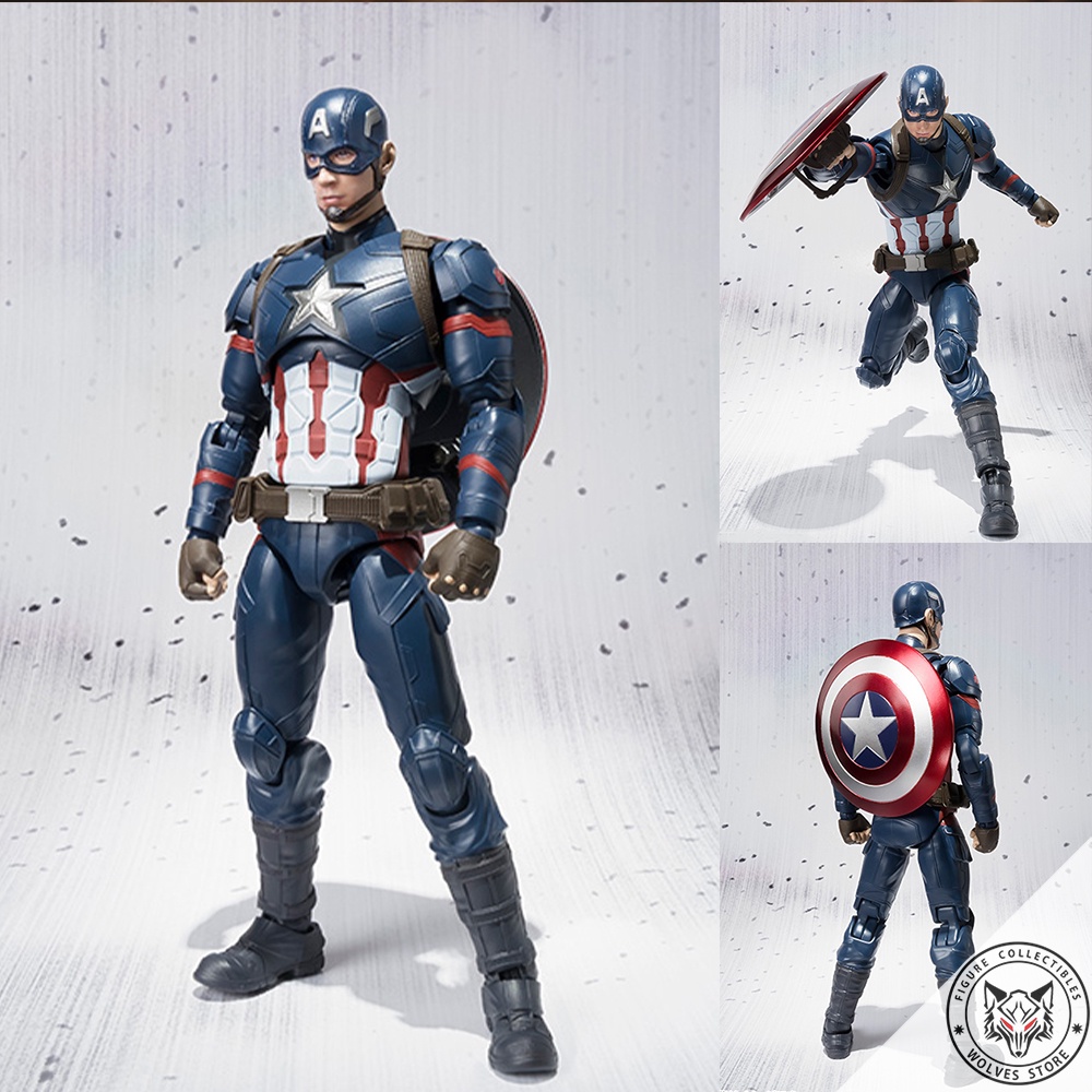 Shf Marvel Model: SHF Captain American (Civil War) | Shopee Philippines