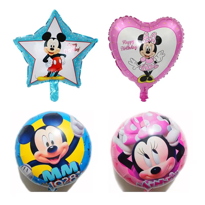 large Size 115*65cm Giant 3D Mickey Aluminum Film Balloon Cartoon ...